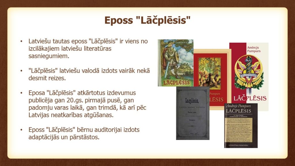 Eposa “Lāčplēsis” autoram Andrejam Pumpuram – 180 – Rīgas Centrālā ...